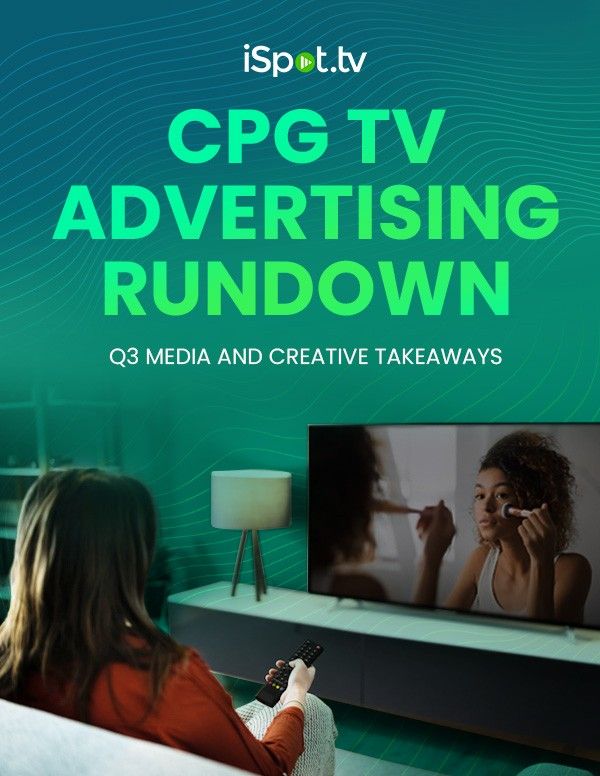 Q3 CPG TV Advertising Rundown